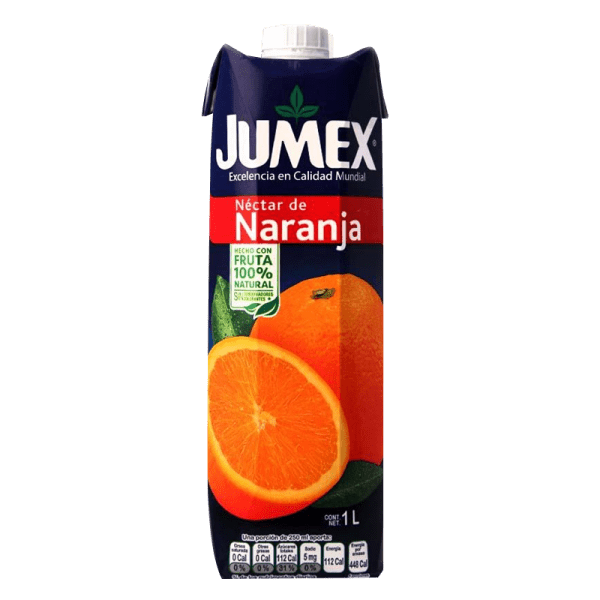 JUMEX TETRAPACK NARANJA 1 LT C/12 (x 12) – Grupo el Valor